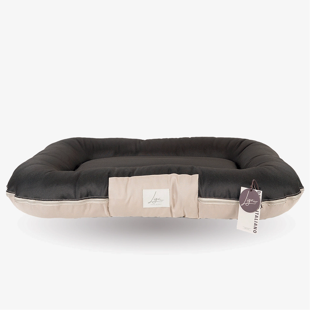 Scott Marrone/Beige - Ligo - Cucce Per Cani Artigianali